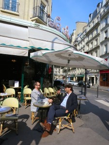 Historic Montparnasse cafes in Paris